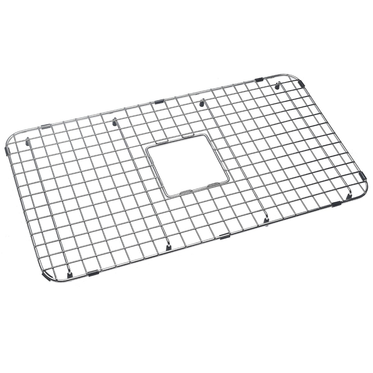 Sink Bottom Grid 26-7/8" x 14-7/8", Centered Drain with Corner Radius ...